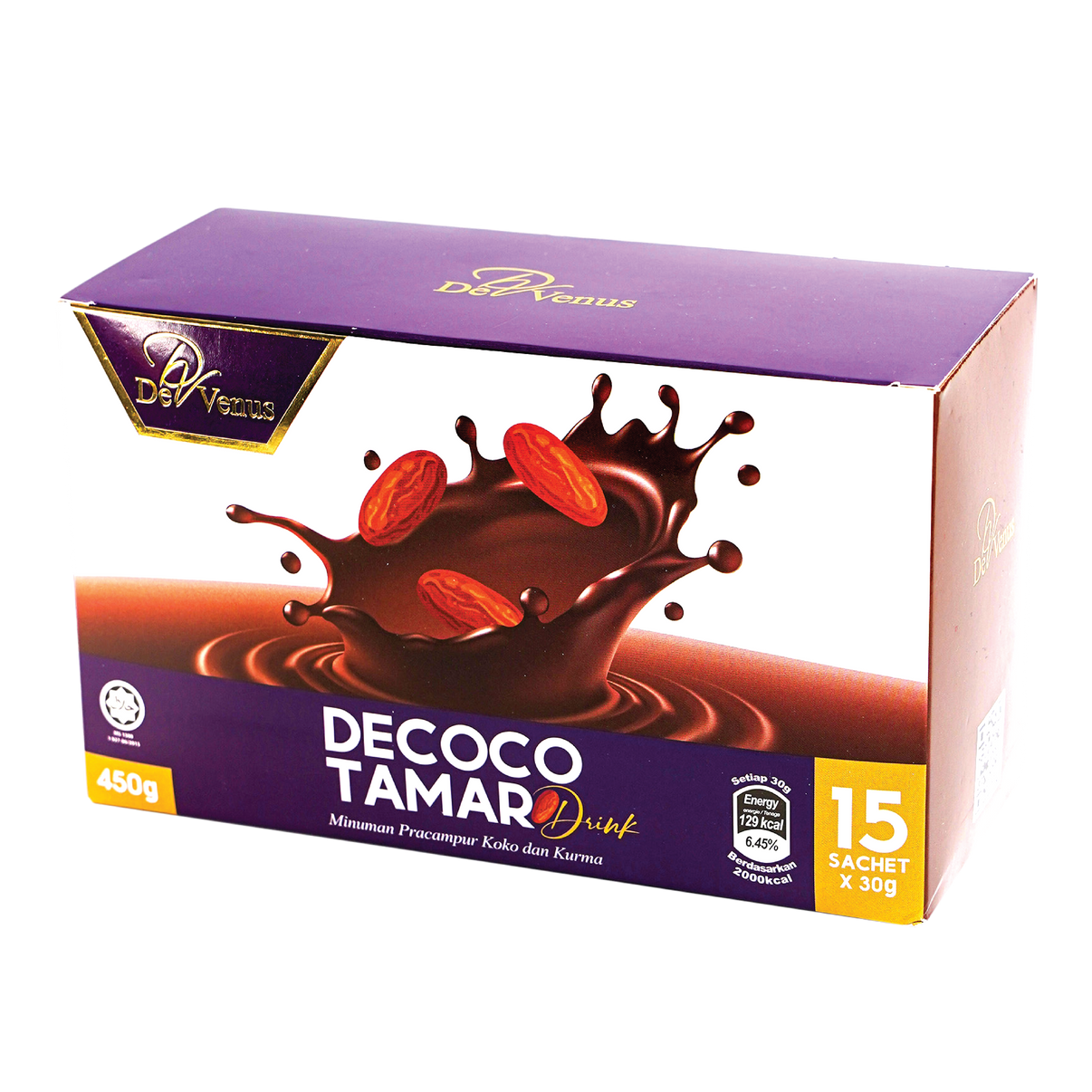 De Venus Decoco Tamar Drink 25gm X 15 sachets – Kaisar Pharmacy
