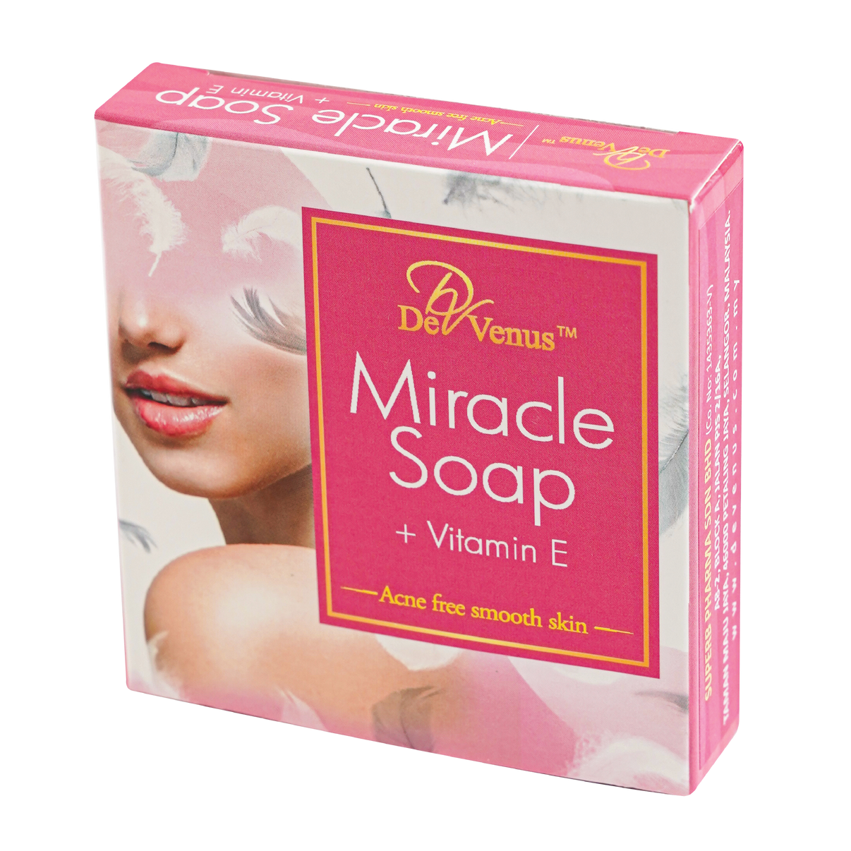 De Venus Miracle Soap + Vitamin E 20gm – Kaisar Pharmacy