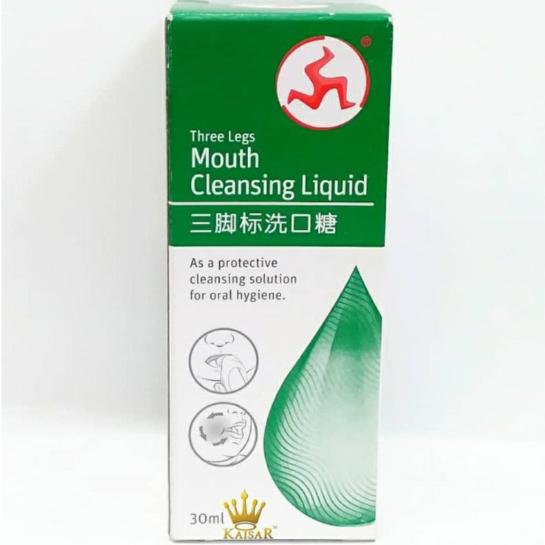Three Legs Cecair Cuci Mulut 30ml – Kaisar Pharmacy