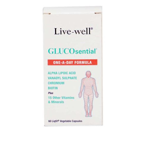 Live-Well Glucosential Vegetable Capsules [30s/2 X 30s + FOC Pill ...